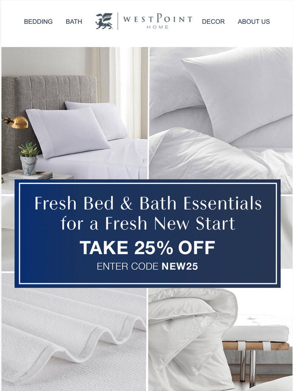 WestPoint Home: Fresh New Bedding and Bath Essentials for a New Year ...
