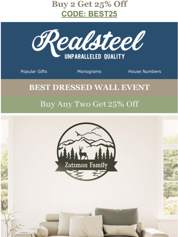 RealSteel: Best Dressed Wall Event Happening Now | Milled