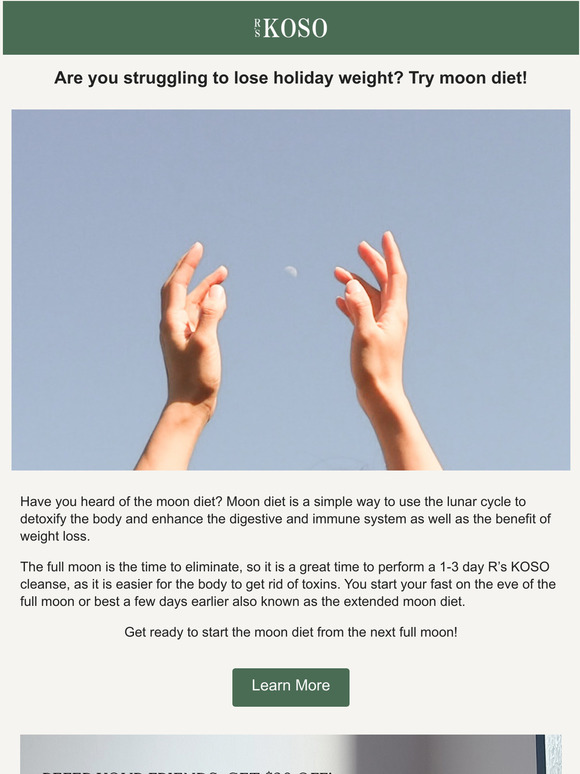 R's KOSO: New blogThe origin of the moon diet | Milled