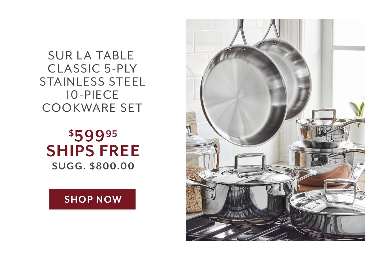 Sur La Table: NEW Classic cookware: performance without the price tag ...