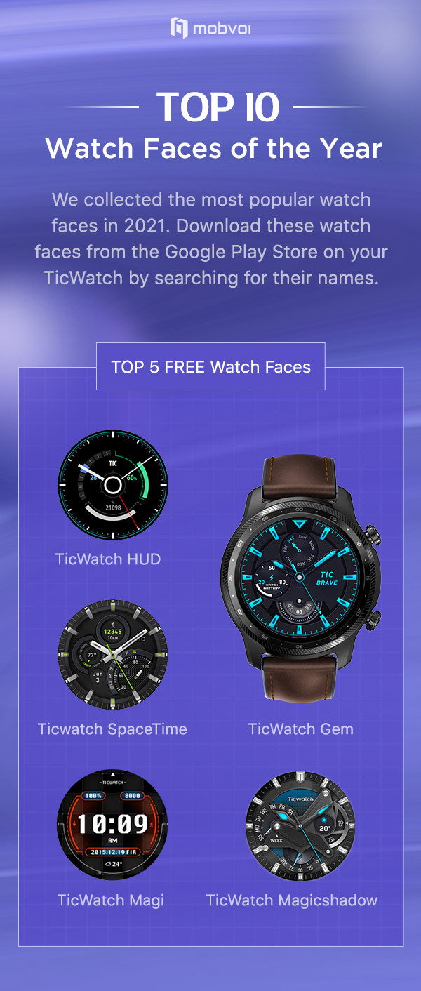 Mobvoi: 10 MUST-HAVE Watch Faces of the Year! | Milled
