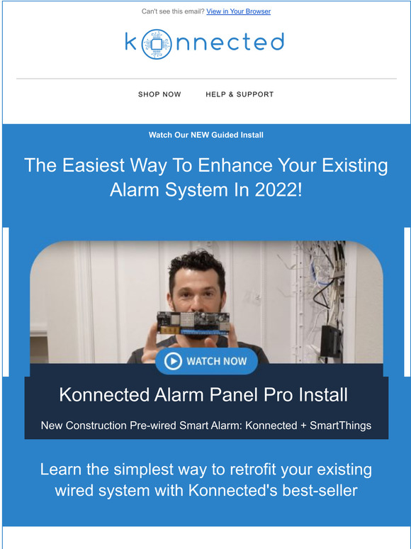 Konnected: Watch Now: Konnected Alarm Panel Pro Install | Milled