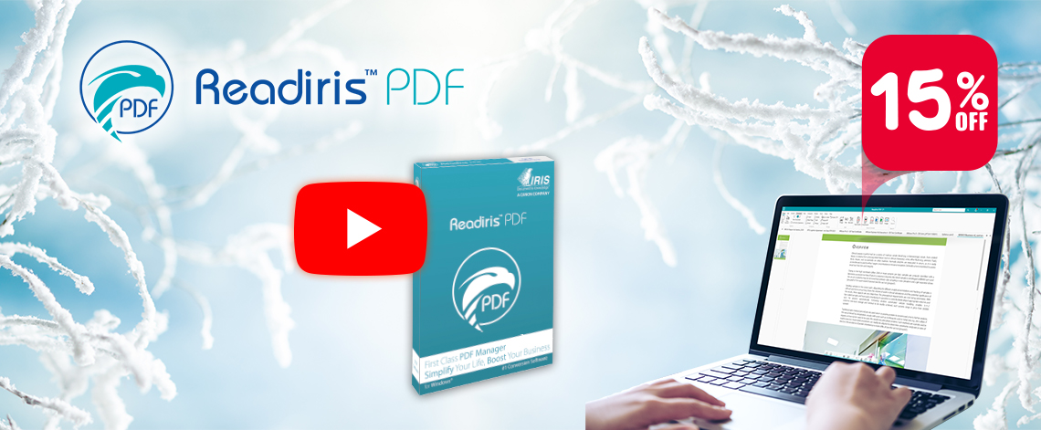 IRIS: , Discover the NEW Readiris PDF 22, the World Class PDF Manager! | Milled