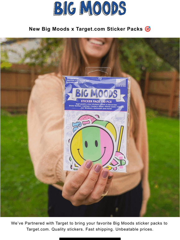 Big Moods: New Big Moods Stickers on Target.com | Milled