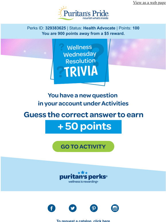 Puritan's Pride: Answer this right and get 50 points | Milled