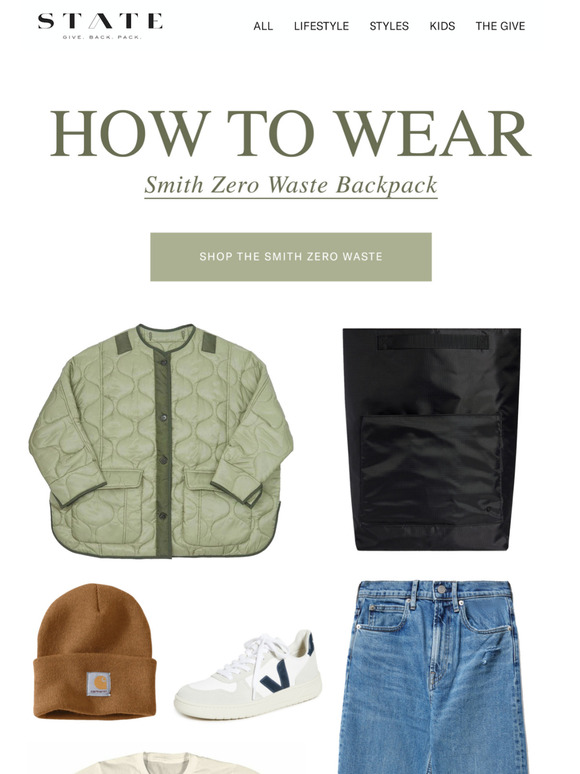 State Bags: How I Style The Smith Zero Waste | Milled