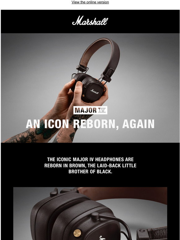 Marshall Headphones: Meet Major IV Brown | Milled
