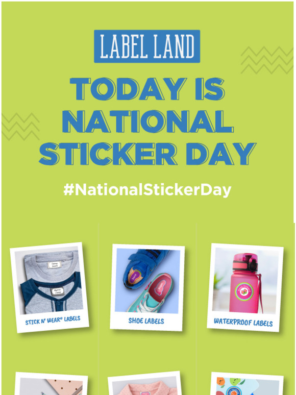 Label Land: Happy National Sticker Day | Milled