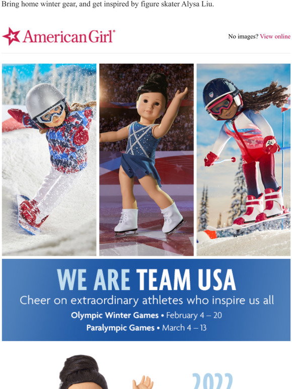 American Girl: Cheer on Team USA and Alysa Liu with NEW outfits | Milled