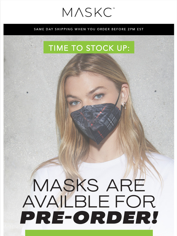 MASKC: New KN95s Available - Adult & Kid Styles | Milled