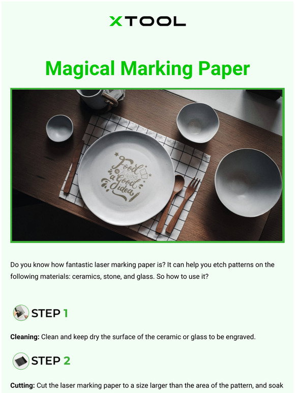 xTool: Do you know the incredible use of laser marking paper? | Milled