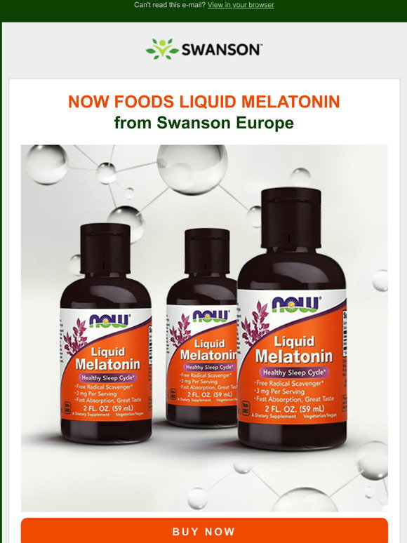 Swanson Vitamins: NOW FOODS LIQUID MELATONIN available now @SWANSON ...