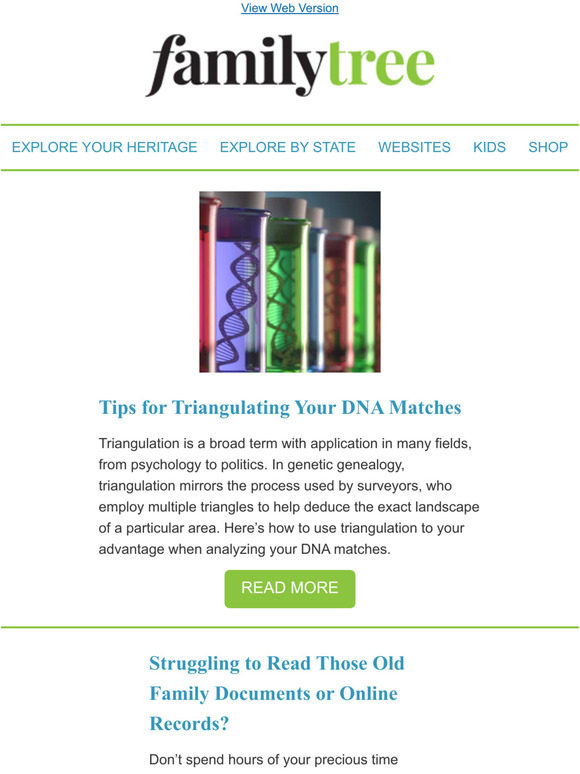 Family Tree Magazine: How to Use DNA Triangulation | Milled