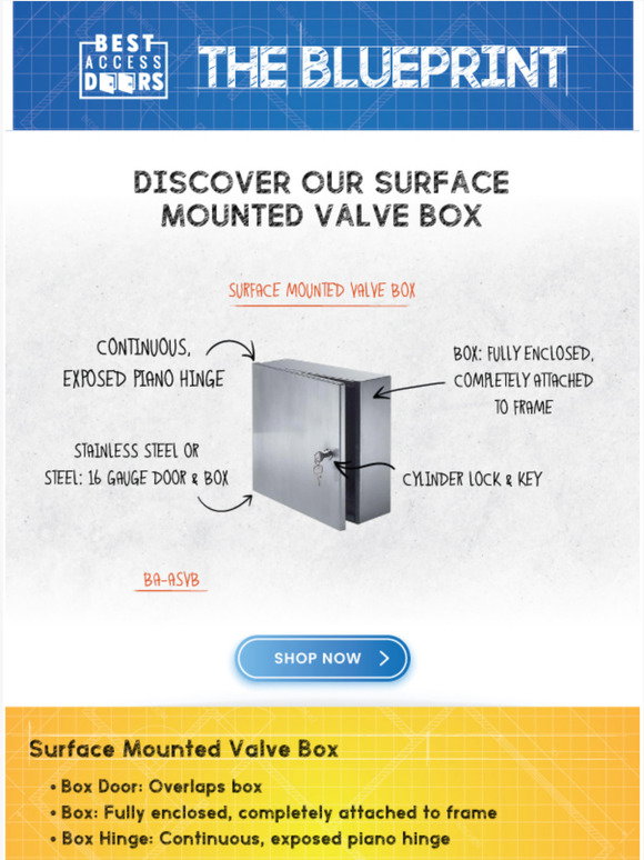 Best Access Doors: Discover Our Surface Mounted Valve Box | Milled