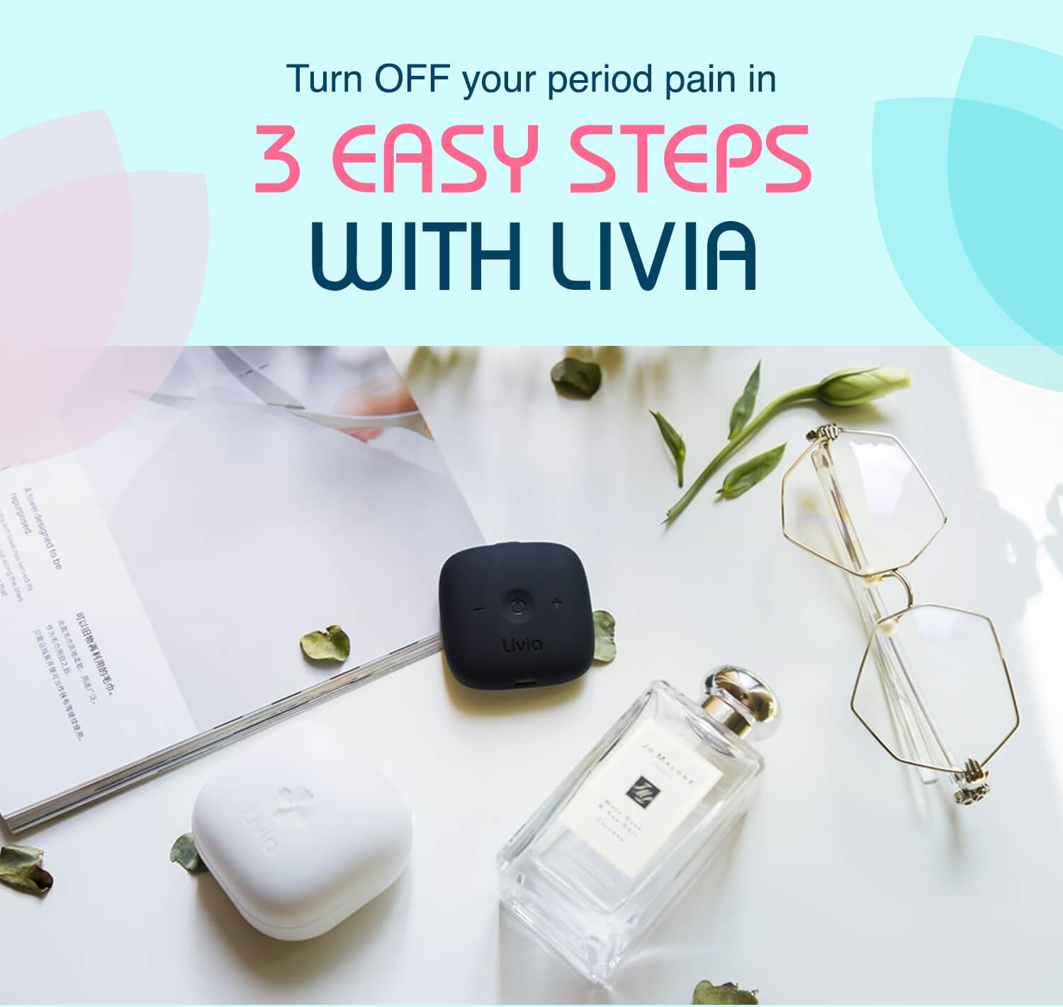 Livia: Want to turn OFF your period pain? | Milled