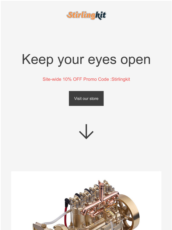 Stirlingkit: 12cc Holt 75 Tractor Model Engine | Stirlingkit | Milled