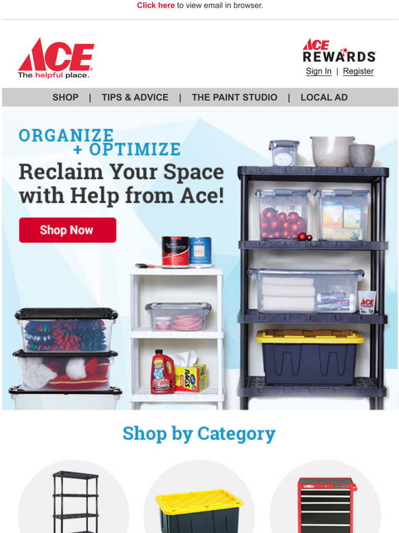 Ace Hardware: Its the Perfect Time for Organization | Milled