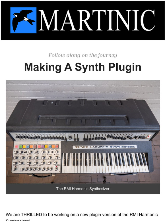 Martinic Audio: BIG NEWS - New Product Development | Milled