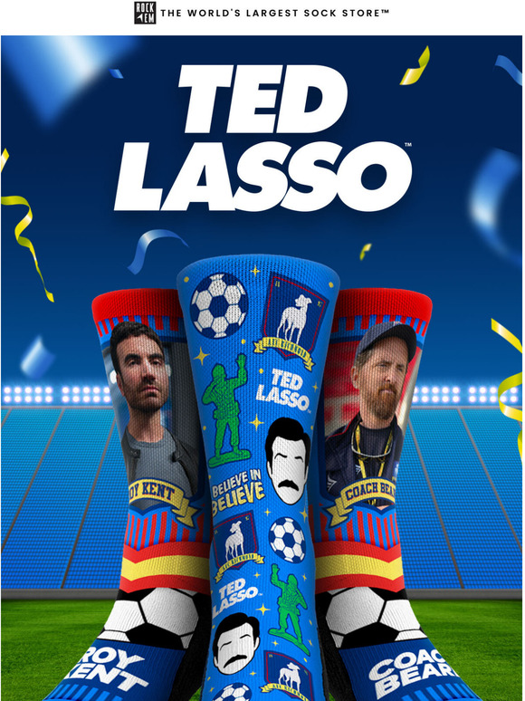 Rock'Em Socks: Hit The Pitch With NEW Ted Lasso Designs! | Milled