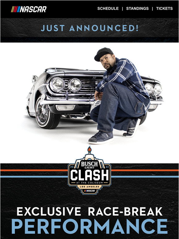 NASCAR: Ice Cube performing at the Busch Clash at the Coliseum | Milled