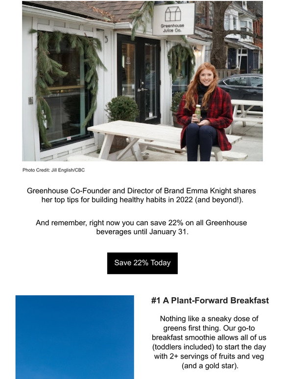 Greenhouse: Co-Founder Emma's Tips for 2022 | Milled