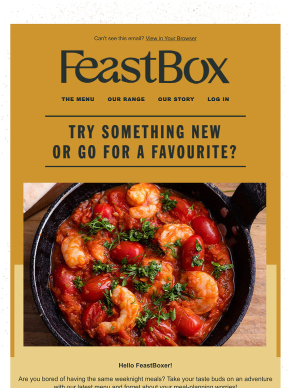 FeastBox: Psst, 16 new recipes are here - what will you choose? | Milled