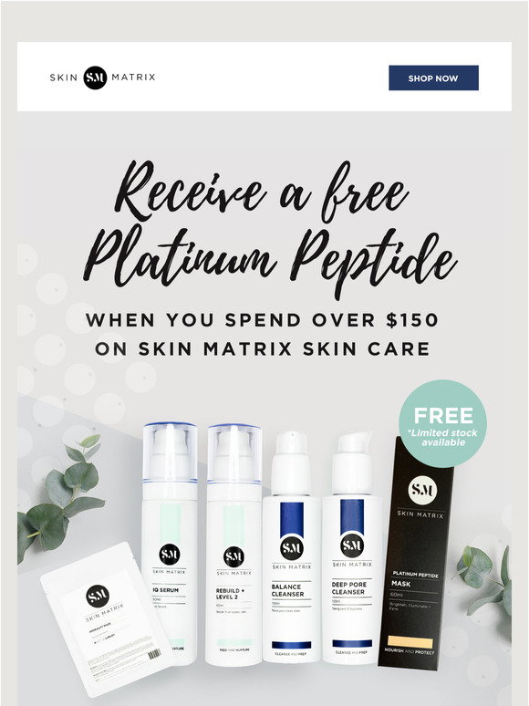 Skin Matrix: VIP Members Promo Skin Matrix Skincare | Milled