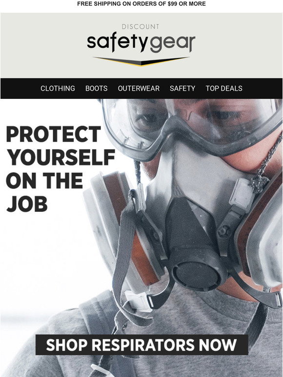 Discount Safety Gear: Keep your lungs clear, and safe | Milled