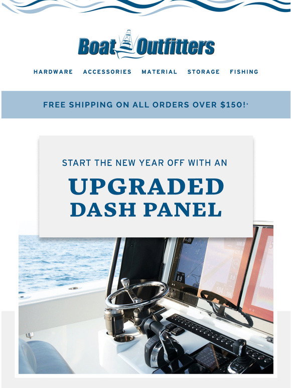 Boat Outfitters: New Year, New Dash Panel | Milled