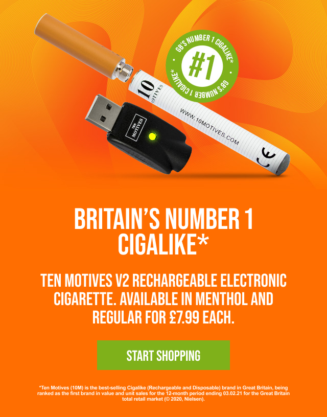 Ten Motives: Ten Motives V2 Rechargeable Electronic Cigarette available ...