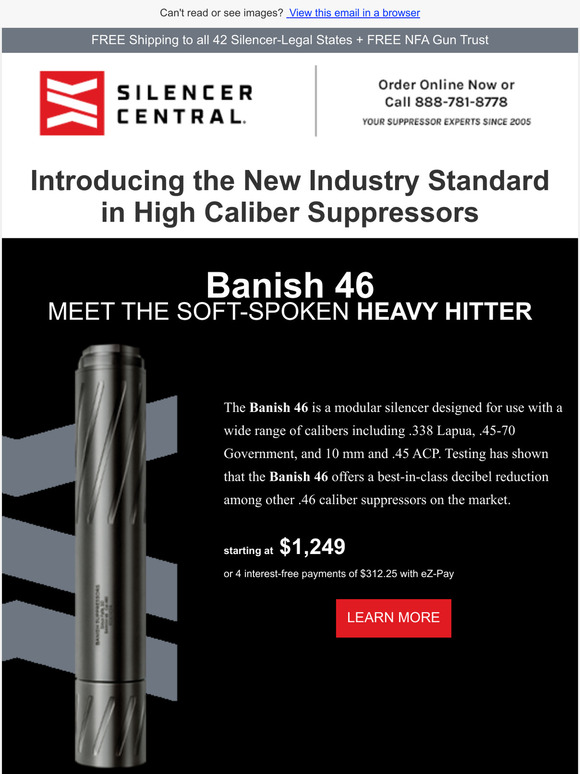 Silencer Central: Introducing The New Banish 46 and Banish 338 ...