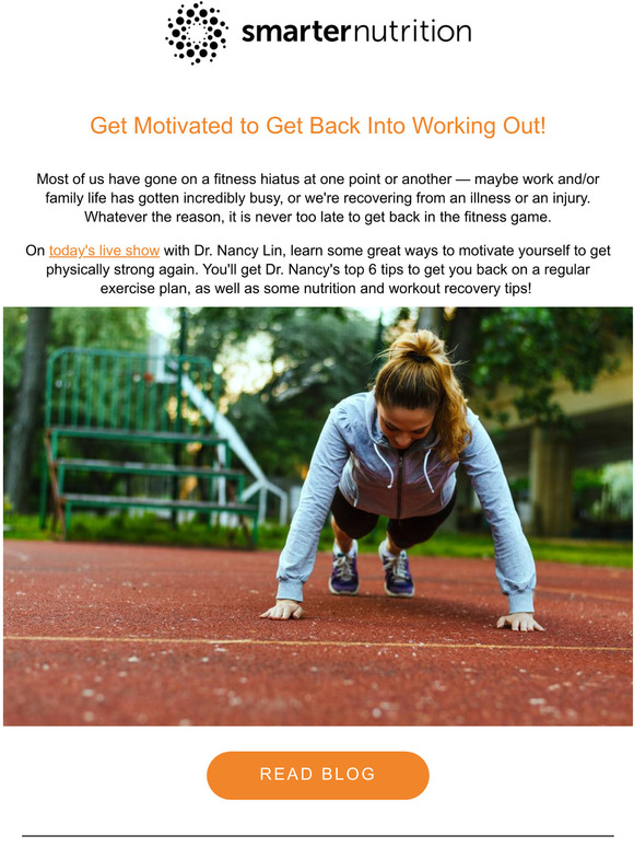 Smarter Nutrition: 6 Tips To Get Back Into Exercise | Milled