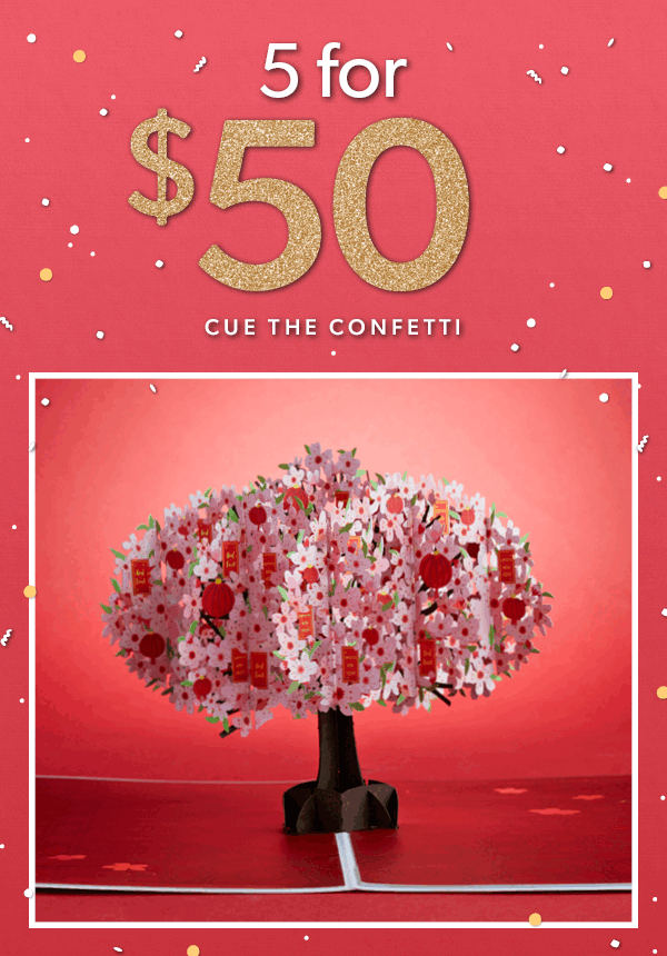 Lovepop: 5 for $50: Cue the confetti | Milled