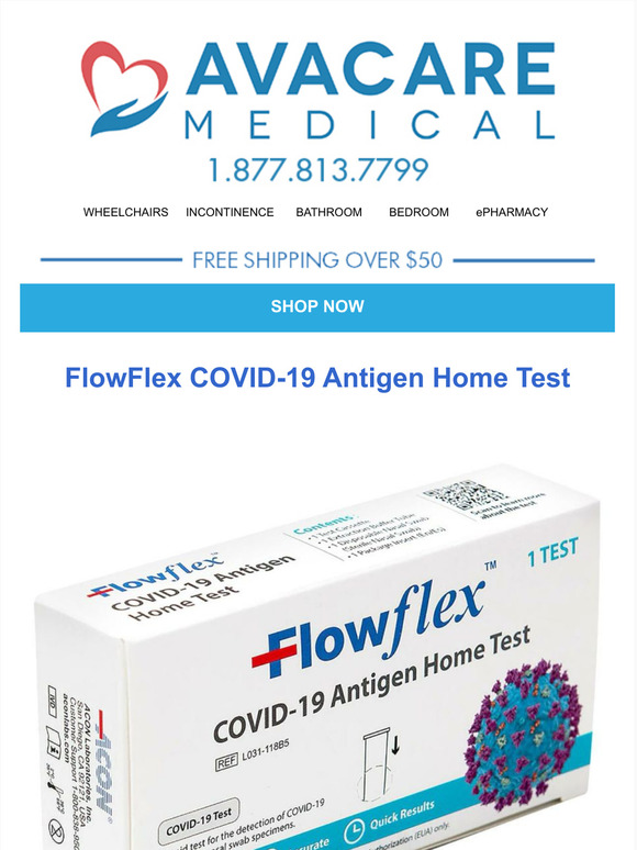 AvaCare Medical: Flow Flex Covid At Home Rapid Test! | Milled