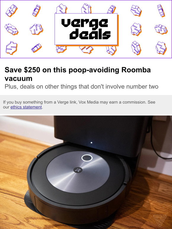 The Verge: This poop-avoiding Roomba vacuum is $250 off right now | Milled
