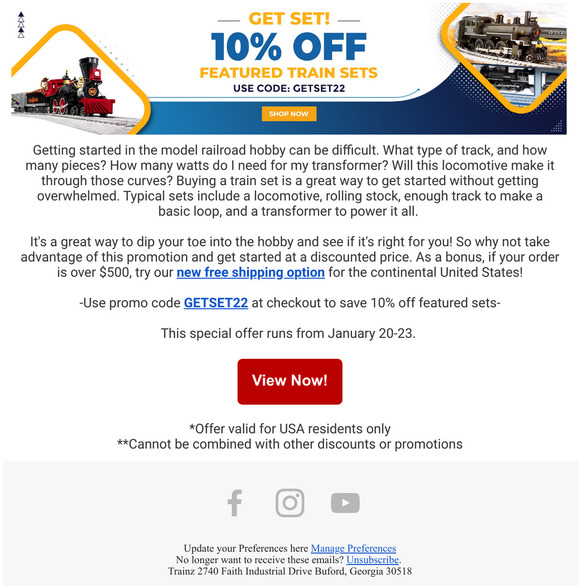 Trainz: Get Set with 10% off Select Train Sets at Trainz.com! | Milled