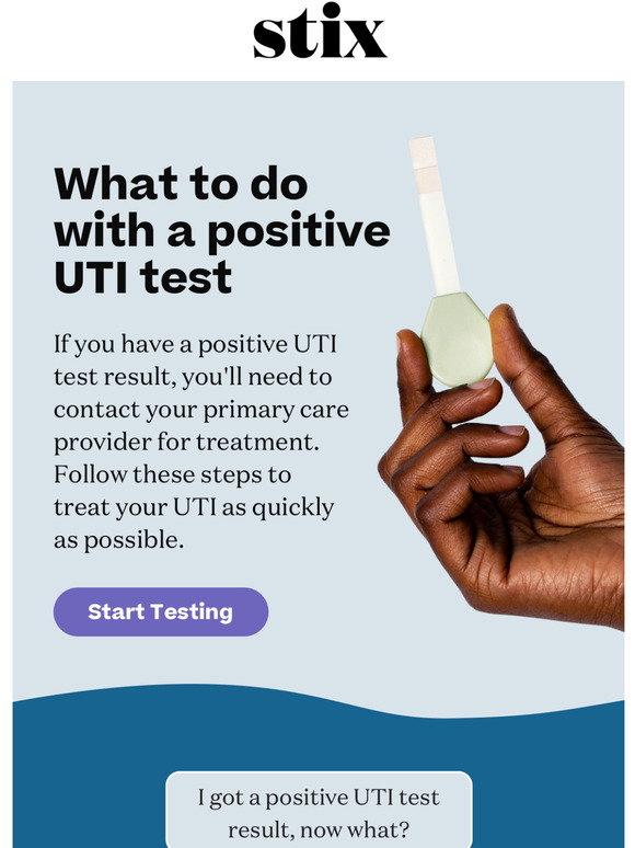 Stix: Your UTI test is positive, now what? | Milled