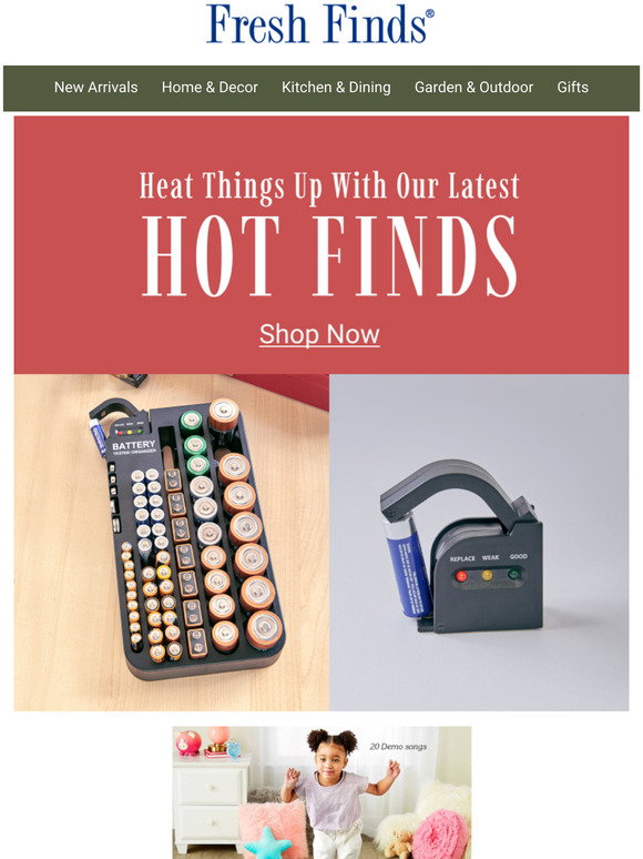 Fresh Finds: We've Got Hot Finds Just For You! | Milled