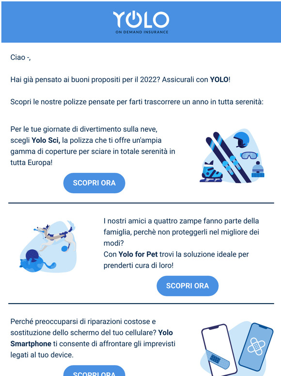 YOLO Insurance: Proteggi quello che ti sta pi a cuore con Yolo | Milled