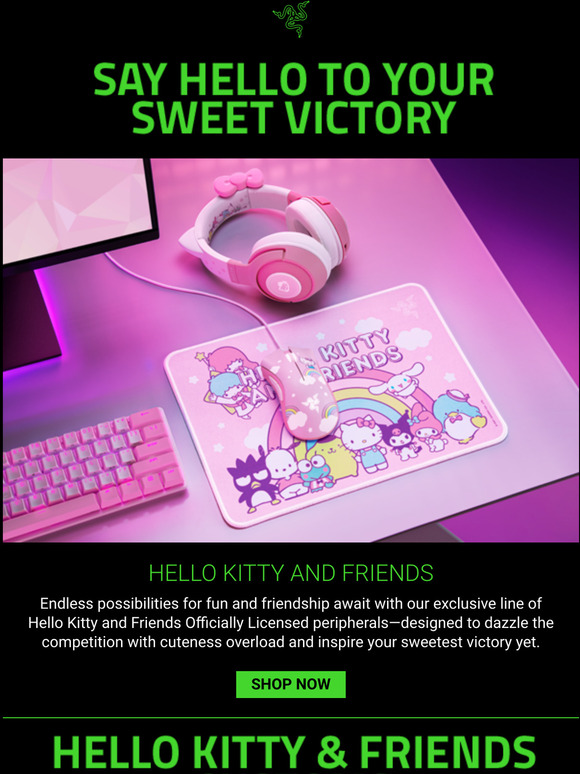 Razer: Introducing Our Exclusive Line of Hello Kitty and Friends ...
