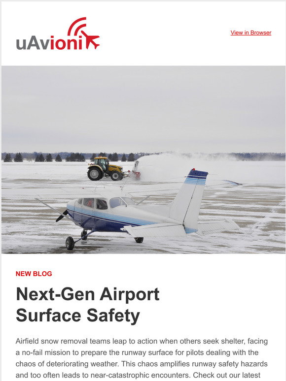 uAvionix: Next-Gen Airport Surface Safety | Milled