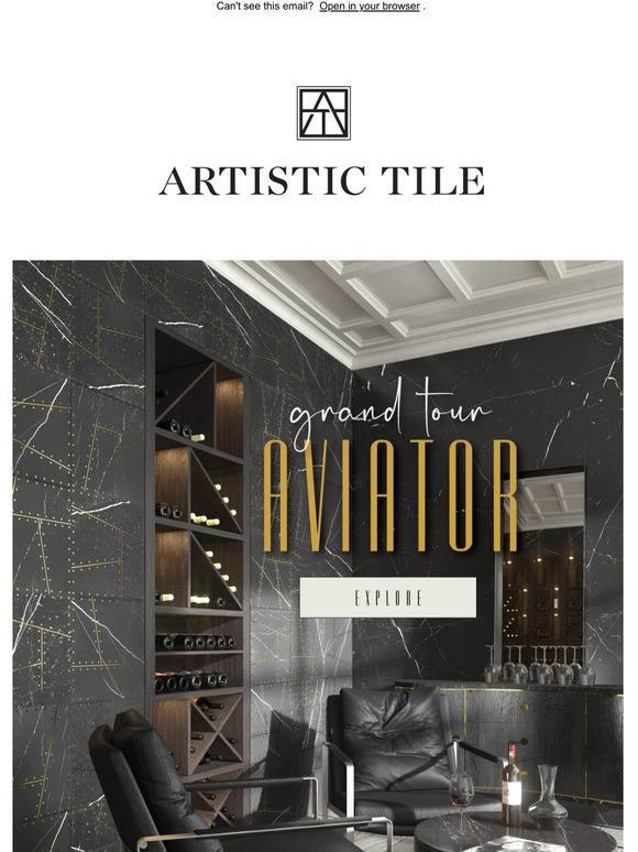 Artistic Tile: Aviator | Channeling Vintage Aircraft Design | Milled