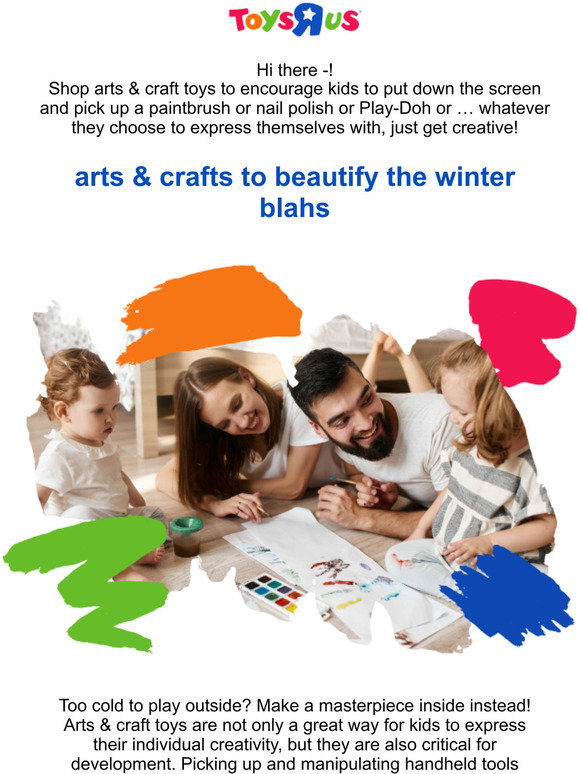 Toys R Us: Kickstart your kids creativity with crafts! | Milled