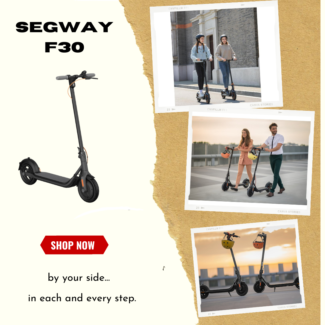 Wellbots: Special PROMO on Segway Ninebot Kickscooter F30 | Milled