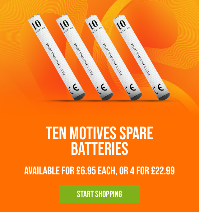 Ten Motives: Ten Motives Spare Batteries available for 6.95 each or 4 ...