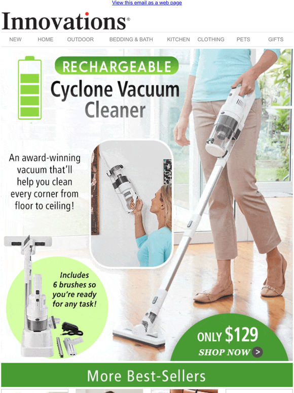 Innovations: Award-winning Cyclone Vacuum Cleaner | Milled