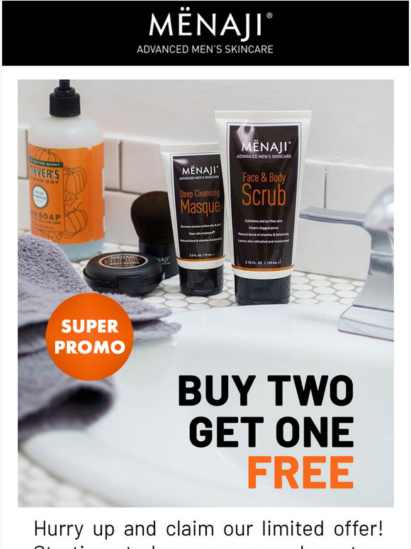 Menaji: Limited Time Offer: Buy 2 Get 1 FREE | Milled