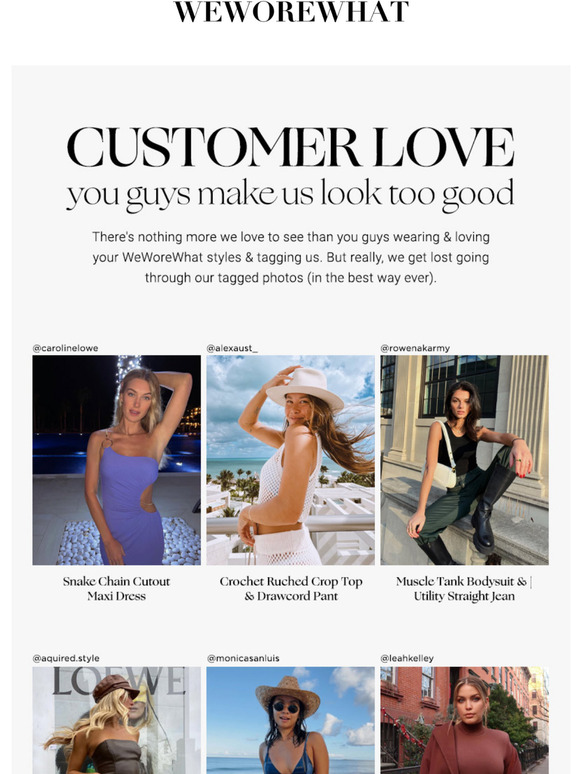 We Wore What: You guys make us look good | Milled