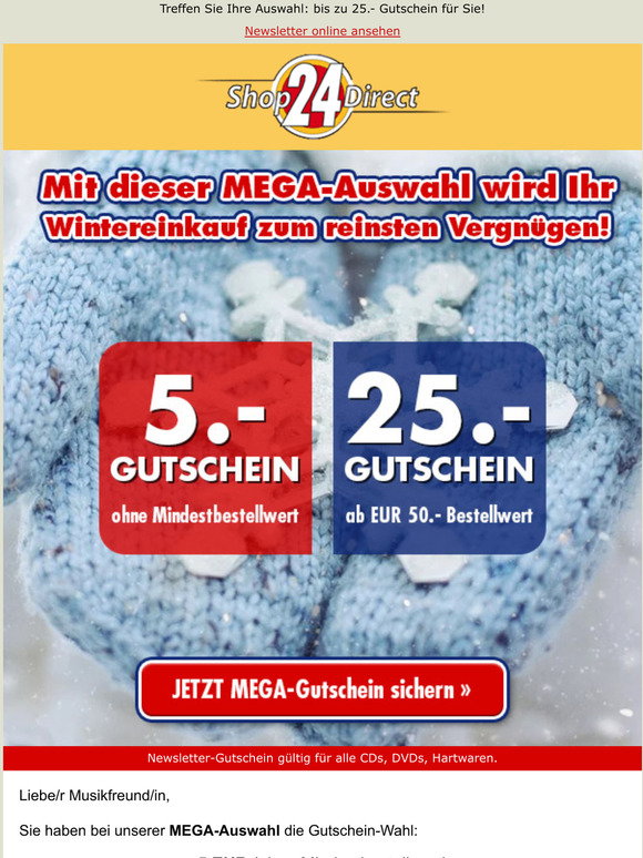 Shop24direct: Schnell Mega-Auswahl sichern! | Milled