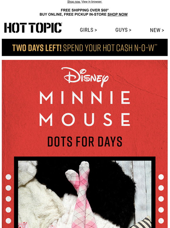 Hot Topic: Yoo-hoo! The sweetest Minnie Mouse Collection is here. | Milled